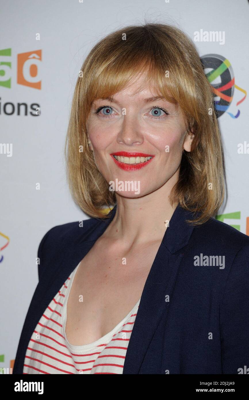 Maya Lauque participe à la conférence de presse de France télévisions ...