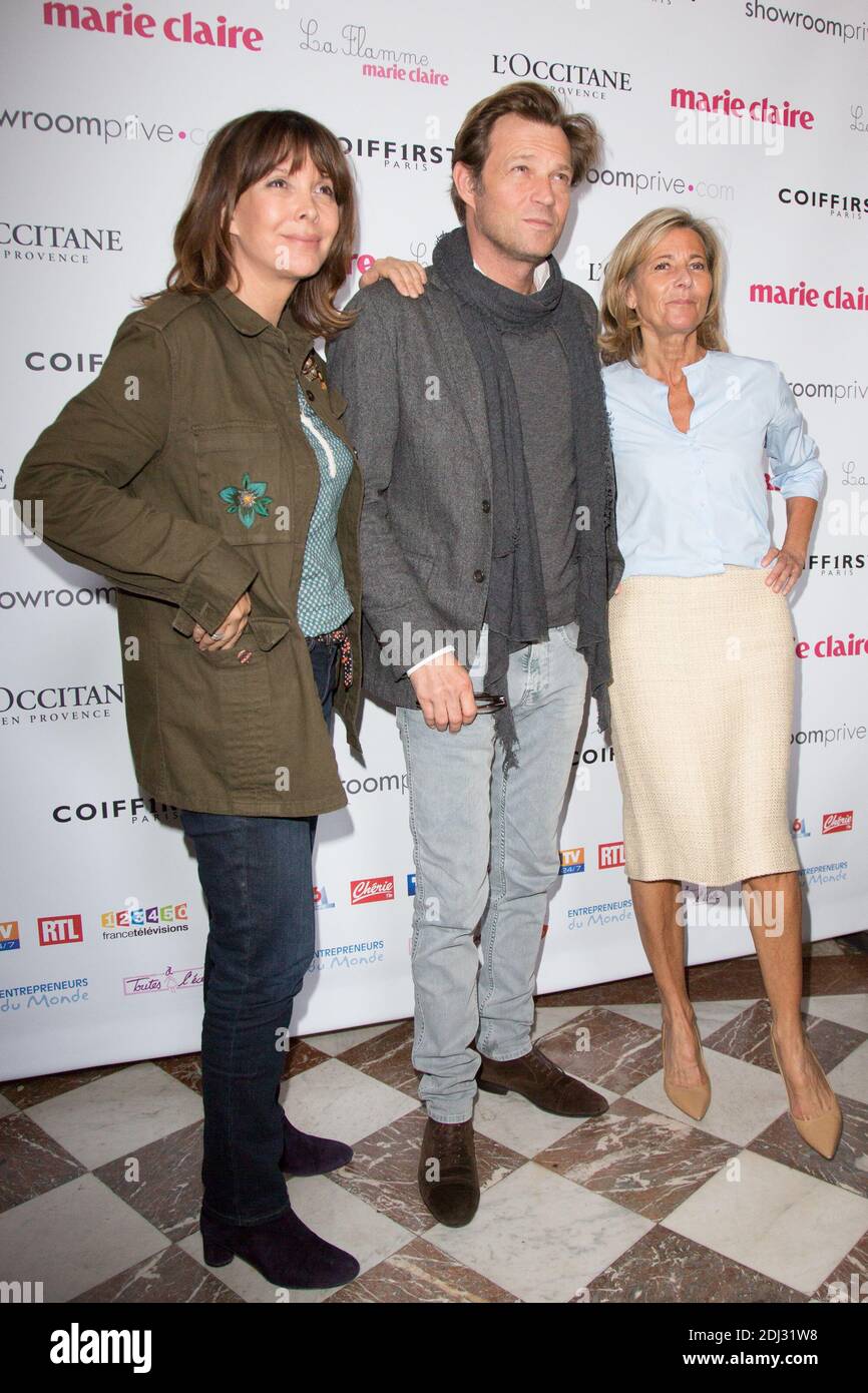 TINA KIEFFER, LAURENT DELAHOUSSE, CLAIRE CHAZAL - CONFÉRENCE DE PRESSE 'LA FLAMME MARIE CLAIRE ...
