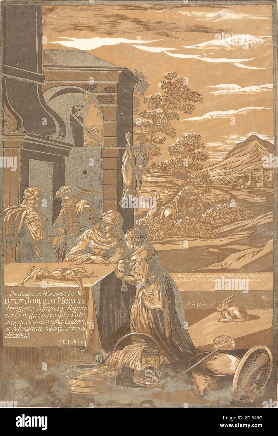 The Rich Man and Lazarus, John Baptist Jackson, 1701–1780, britannique ...