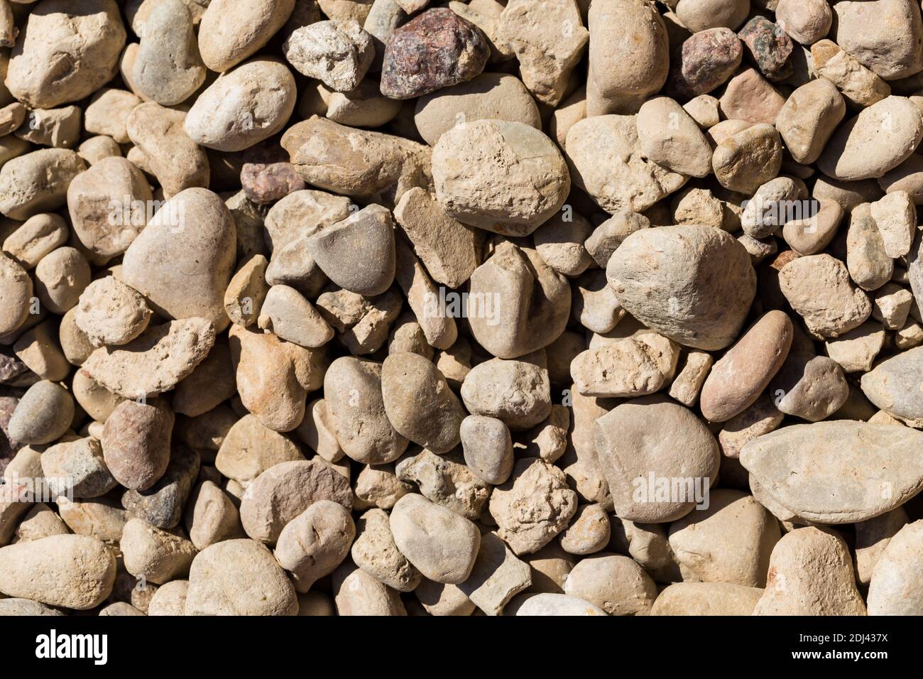 Détails de texture des galets de pierre ou arrière-plan des galets de ...