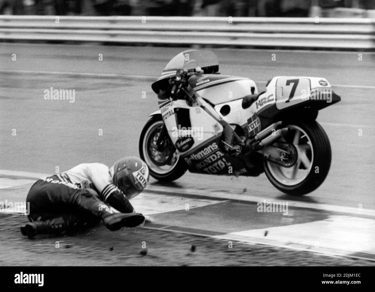 Raymond Roche, (FR) Honda 500, Belgique GP 1986, Spa Francorchamps ...