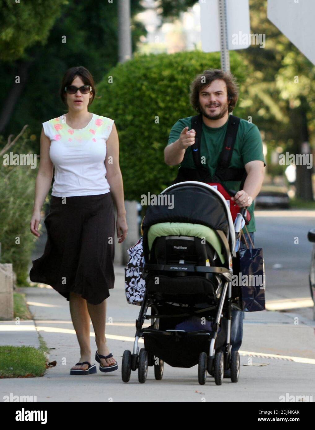 Jack black and son samuel jason black Banque de photographies et d ...