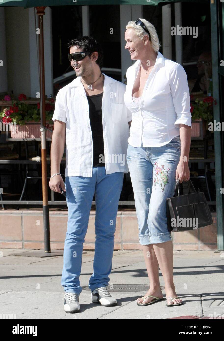 Brigitte nielsen and mattia dessi Banque de photographies et d’images à haute résolution - Alamy