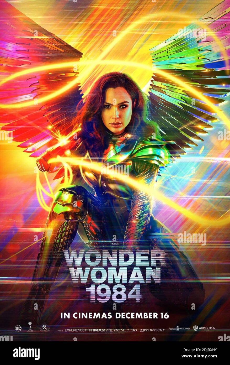 Wonder Woman 1984 Affiche Britannique Gal Gadot As Wonder Woman 2020