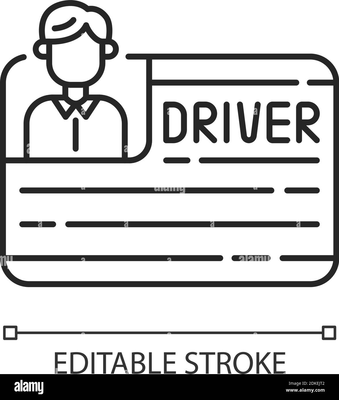 Permis de conduire vecteurs icône vecteur Banque d'images noir et blanc ...