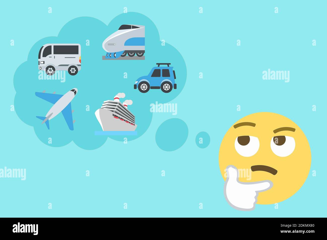 Penser Emoji Banque d'image et photos - Alamy