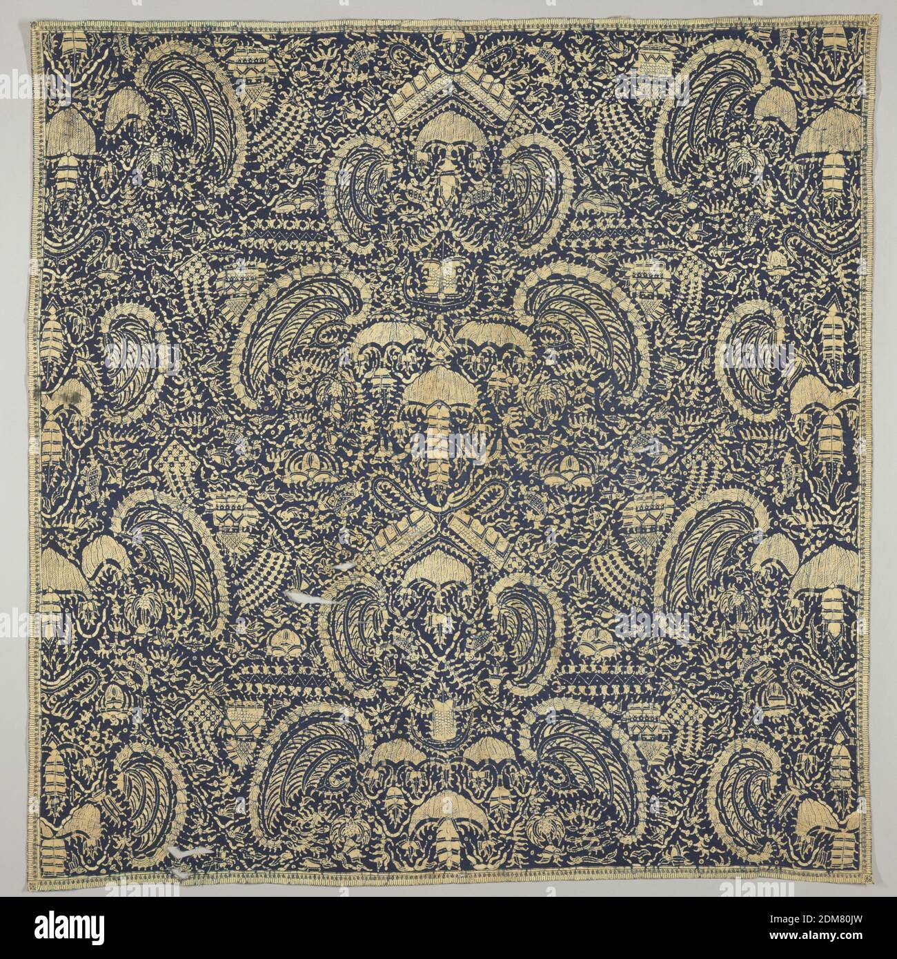 Toile de tête (kain kepala), moyenne: Coton technique: Teinture à la ...