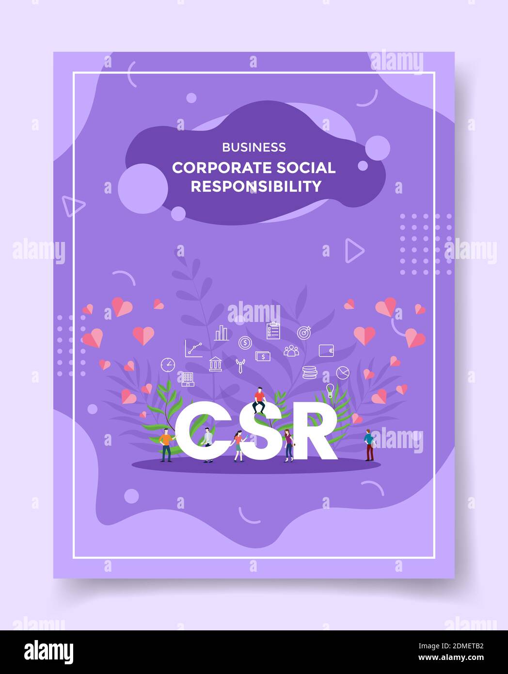 business corporate social responsibility csr people around word csr for ...