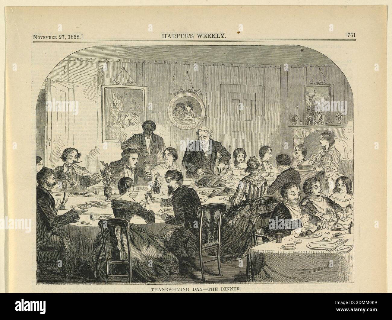 Longue table noire Banque d'image et photos - Alamy