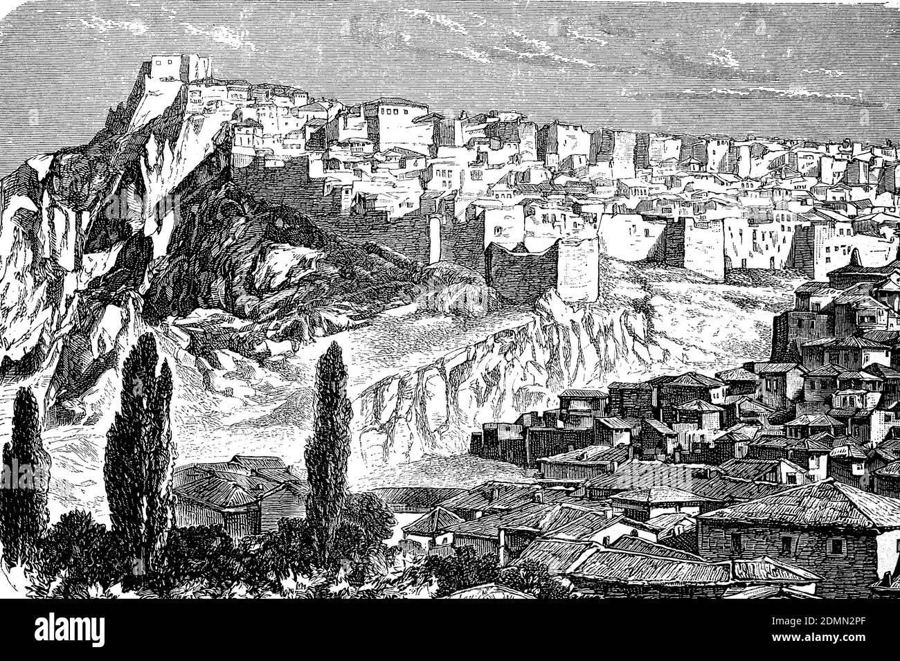 Ankara, anciennement Angora, Turquie, au XVIIIe siècle / Ankara, früher ...