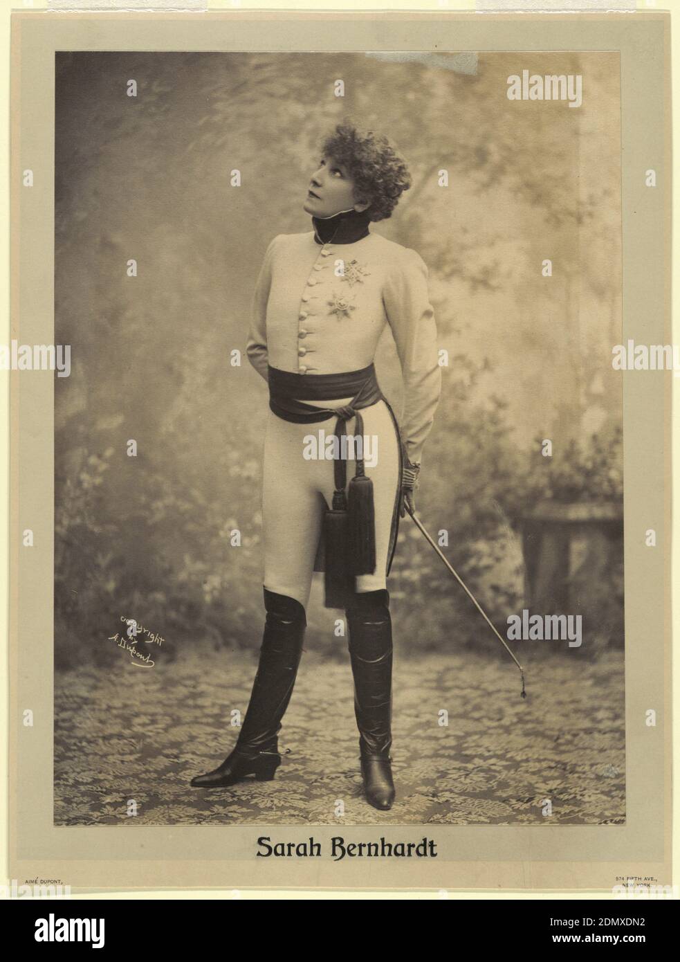 Sarah Bernhardt en tant que duc de Reichstadt (plus tard roi de Rome ...