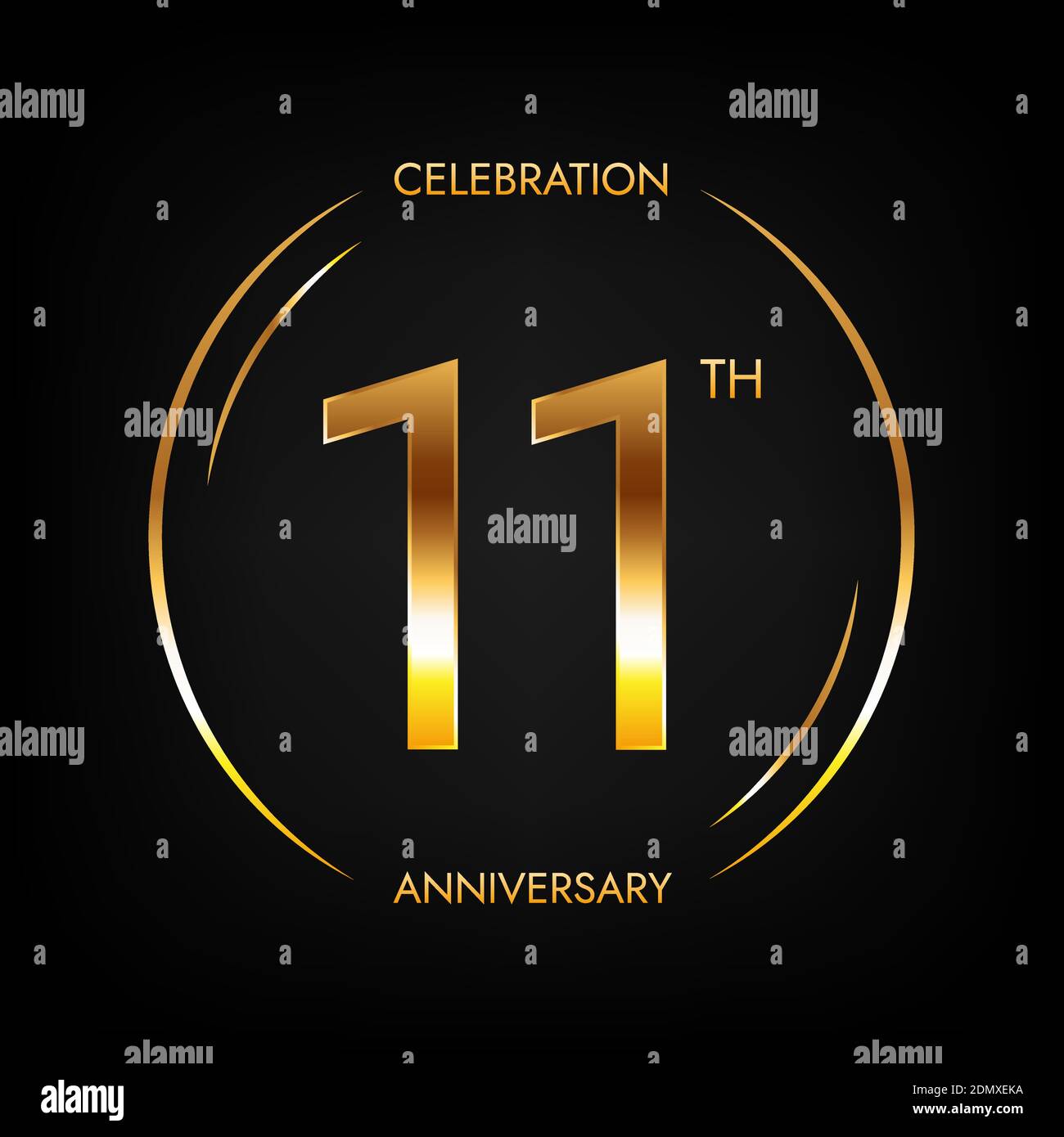 Logo anniversaire 11 Banque de photographies et d’images à haute ...