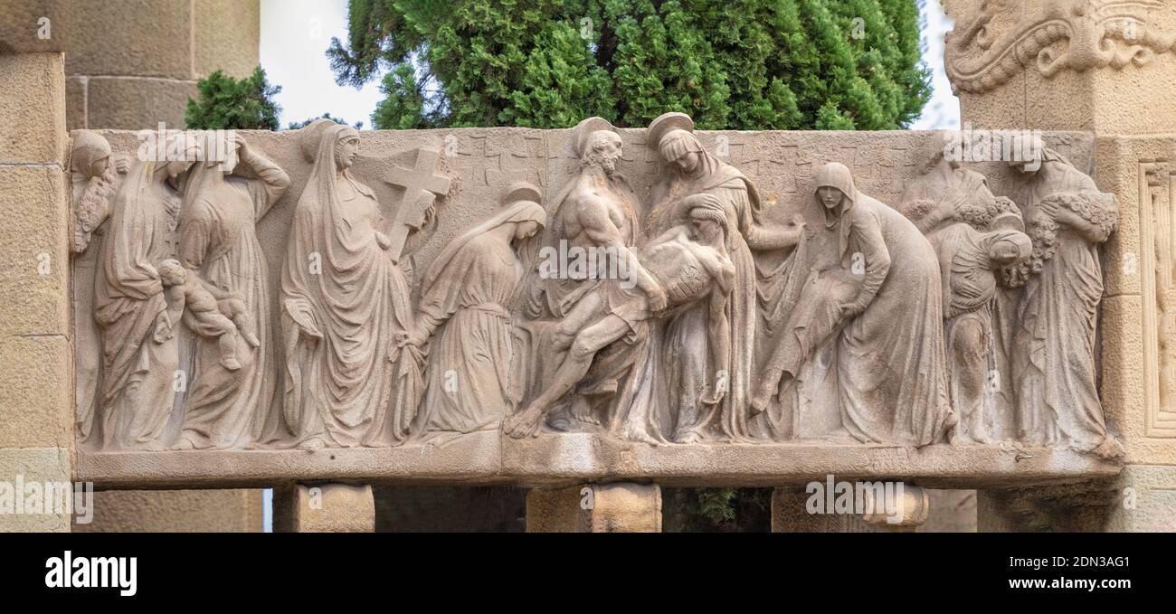 éléments de décorations architecturales de bâtiments, stuc en plâtre ...