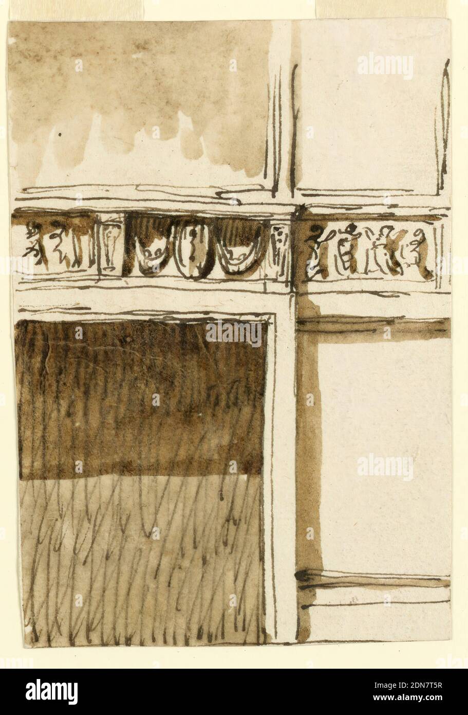 Les frises murales attenantes Banque de photographies et d’images à ...