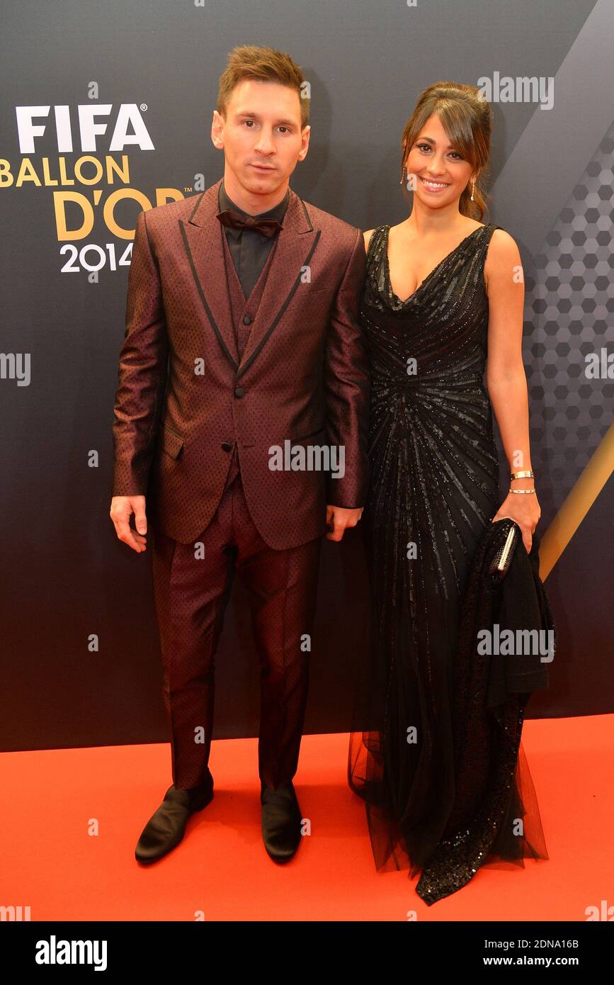 Antonella Roccuzzo Wife Lionel Messi Banque d'image et photos - Alamy