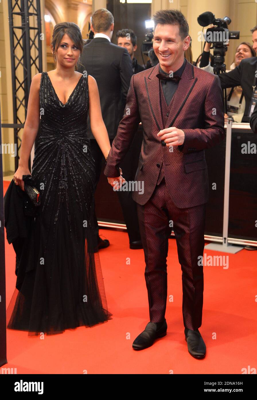 Antonella Roccuzzo Wife Lionel Messi Banque d'image et photos - Alamy
