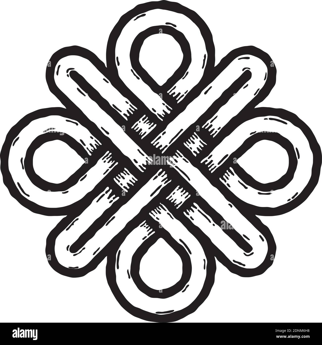 Symbole fabriqué avec des nœuds celtiques à utiliser dans les modèles ...