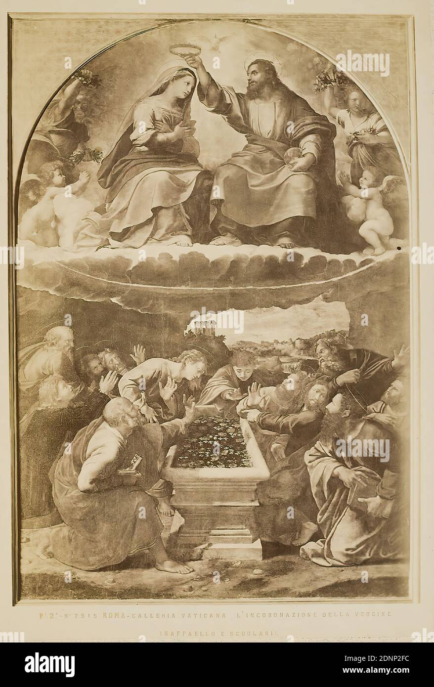 Vierge marie tableau noir et blanc Banque de photographies et d’images ...