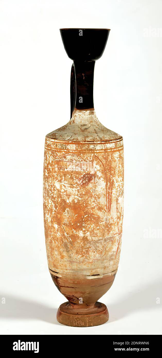 Reed Peintre, Lekythos (Charon et décédé), argile, rapidement tournée ...