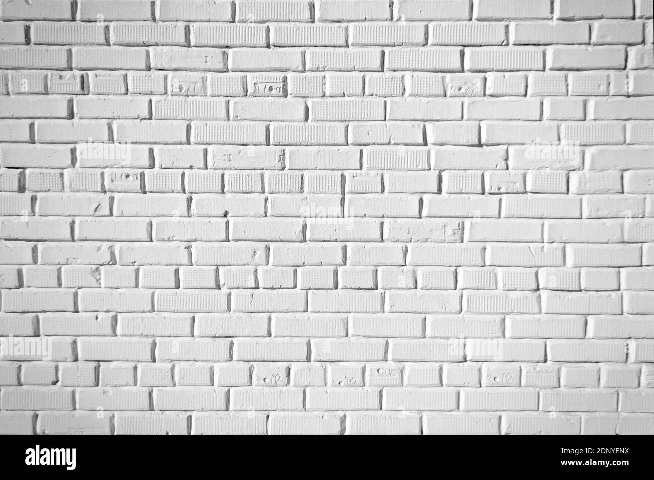 Mur en brique blanche de texture ou d'arrière-plan Photo Stock - Alamy