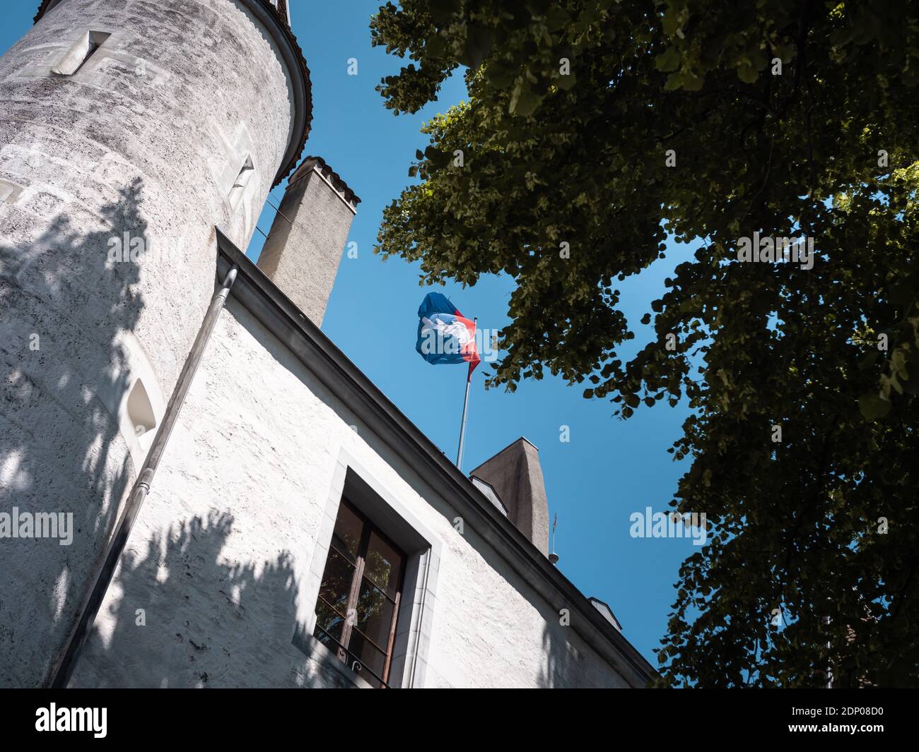 Drapeau de nyon Banque de photographies et d’images à haute résolution ...