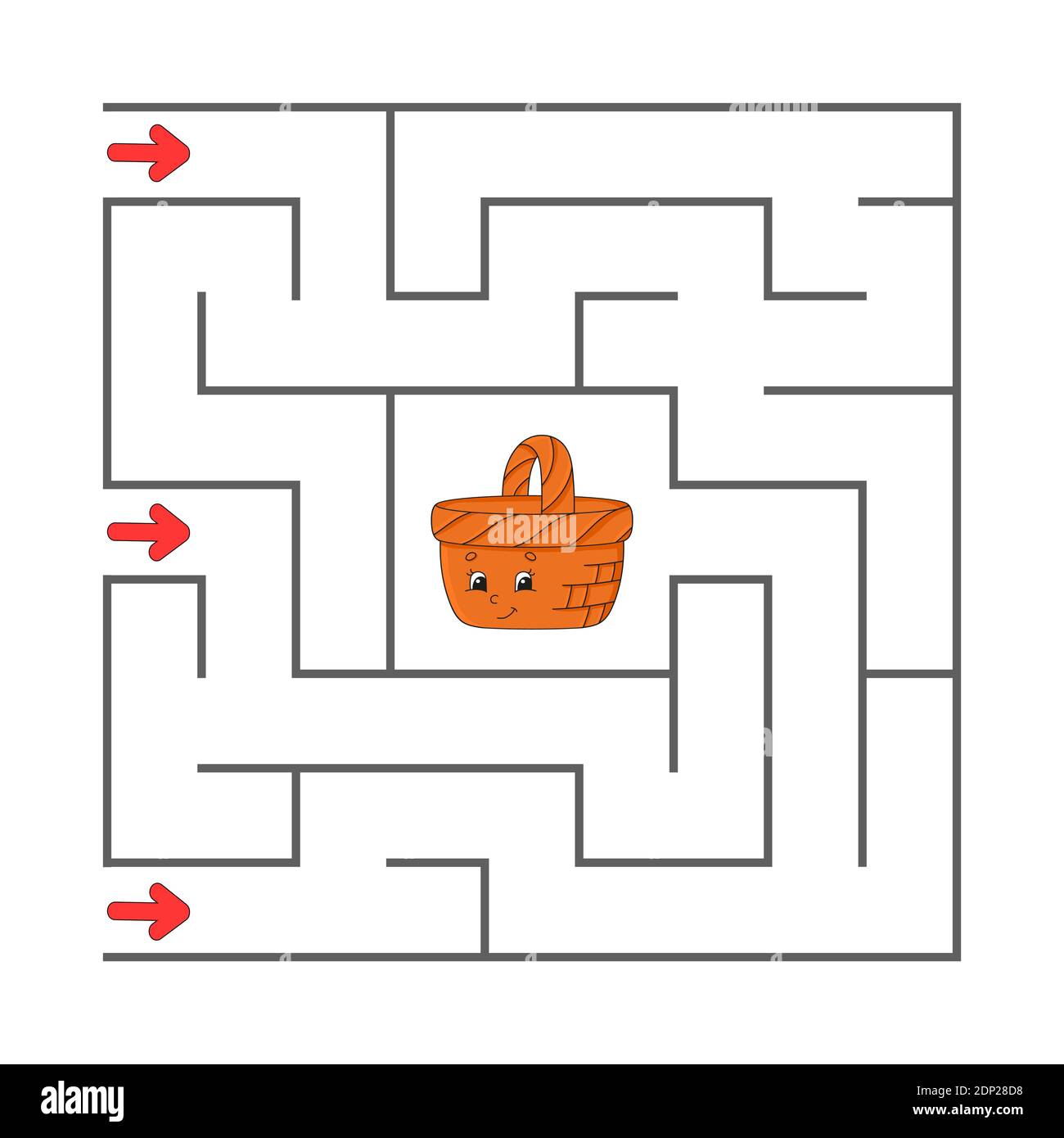 Labyrinthe. Jeu pour Enfants. Drôle de labyrinthe. Développement de l ...