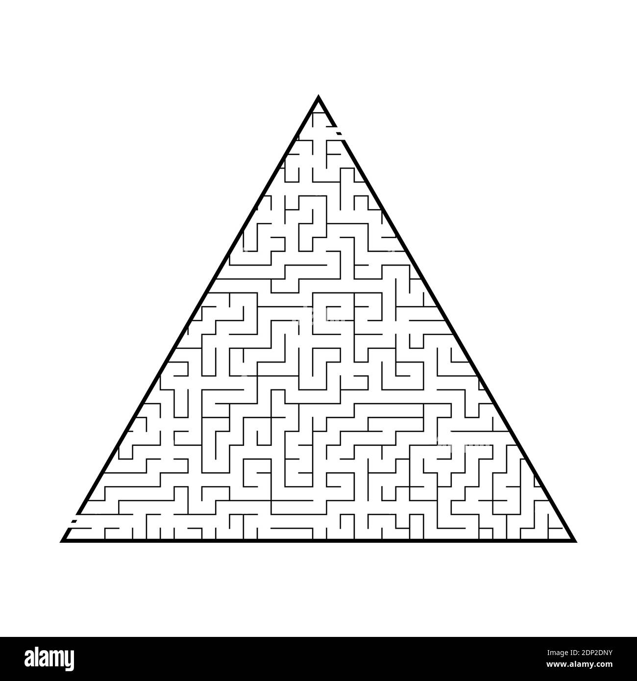 Pyramide triangulaire Banque d'images noir et blanc - Alamy