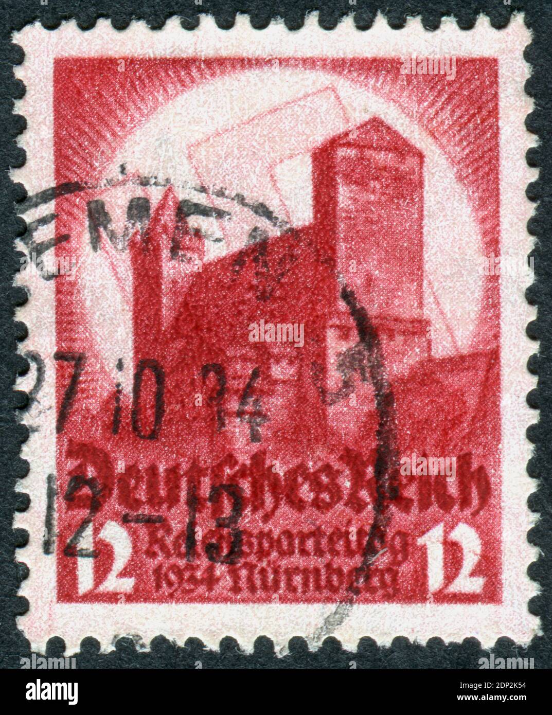 ALLEMAGNE - VERS 1934: Timbre-poste imprimé en Allemagne, dédié au ...
