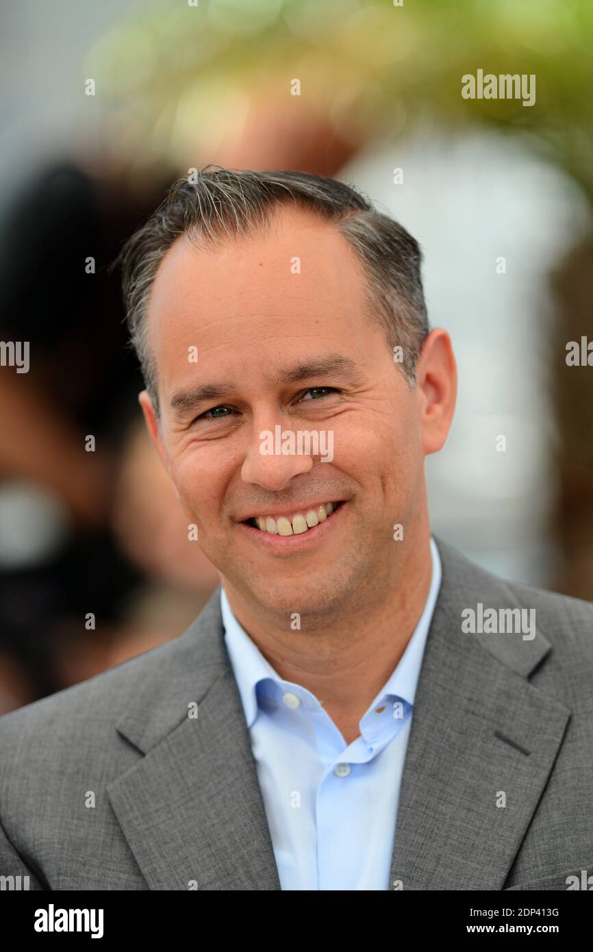 Jonas Rivera posing at the photocall for the film Inside Out as part of ...