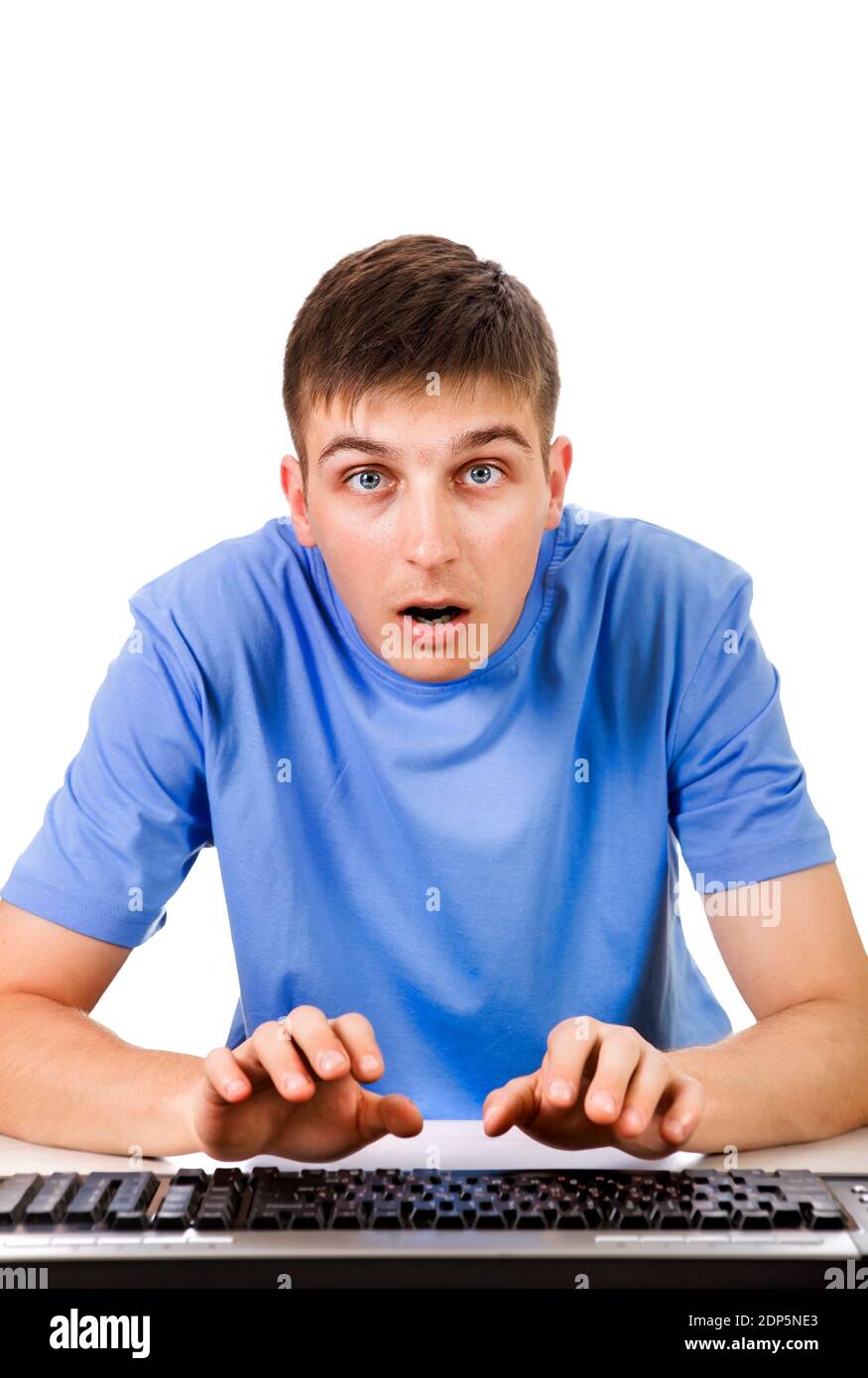 Bonhomme blanc perplexe Banque de photographies et d’images à haute ...