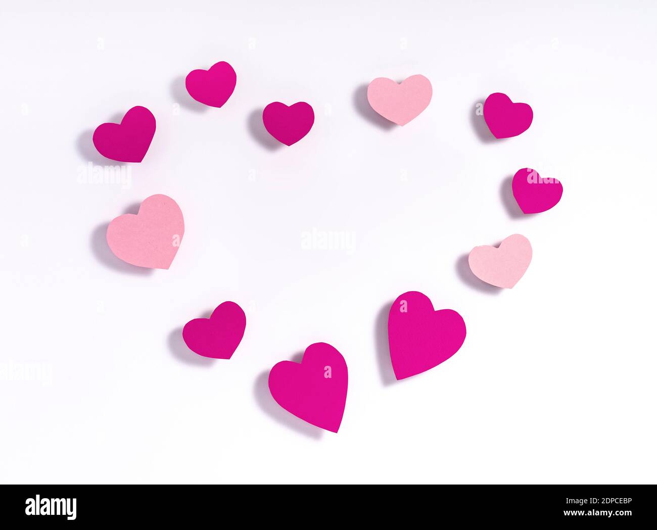 Papiers en forme de coeur Banque de photographies et d’images à haute ...