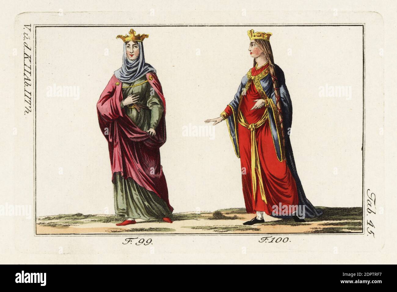 Roi et reine moyen age Banque de photographies et d’images à haute ...