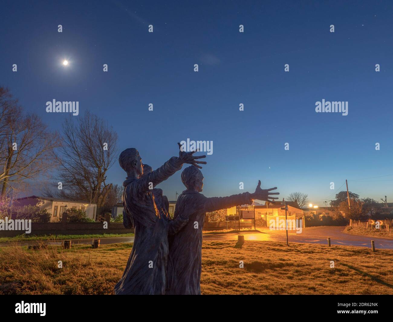 Jupiter saturne étoile de noël Banque de photographies et d’images à ...