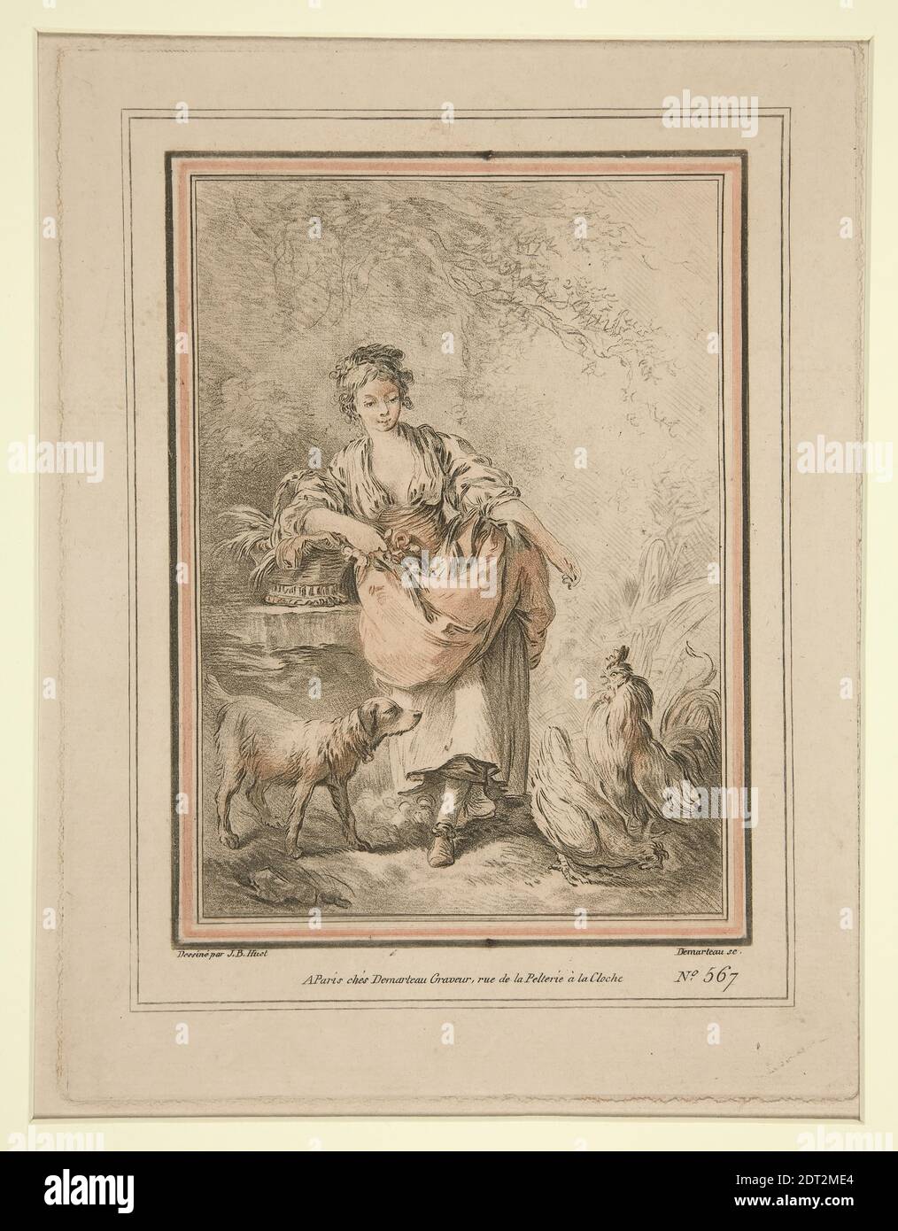 Artiste: Gilles Demarteau, flamand, actif en France, 1722–1776, après: Jean Baptiste Hüet ...