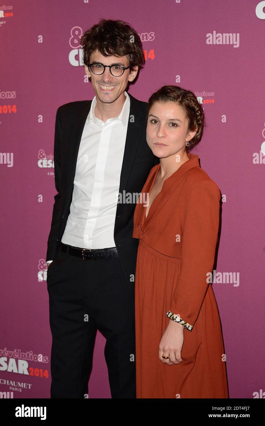 Hugo Gelin et flore Bonaventura participant au dîner « Cesar 2014 ...