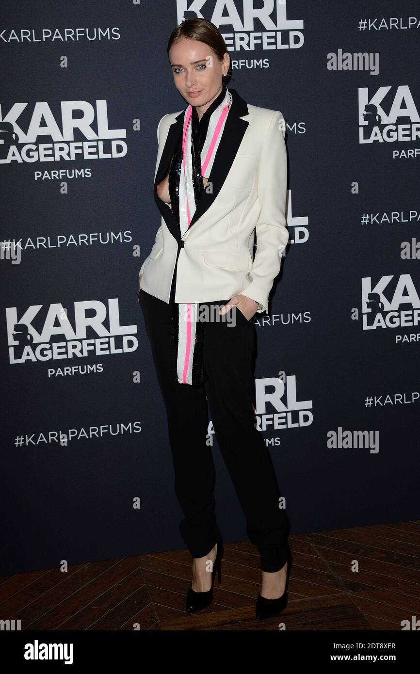 Olga Sorokina participe à la fête de lancement de Karl Lagerfeld New ...
