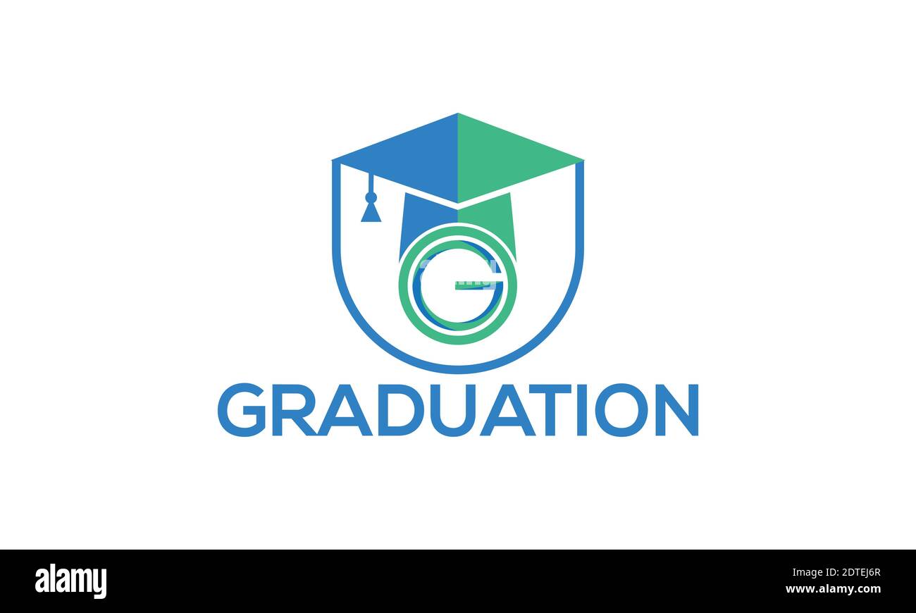 Logo de graduation et modèle vectoriel Image Vectorielle Stock - Alamy