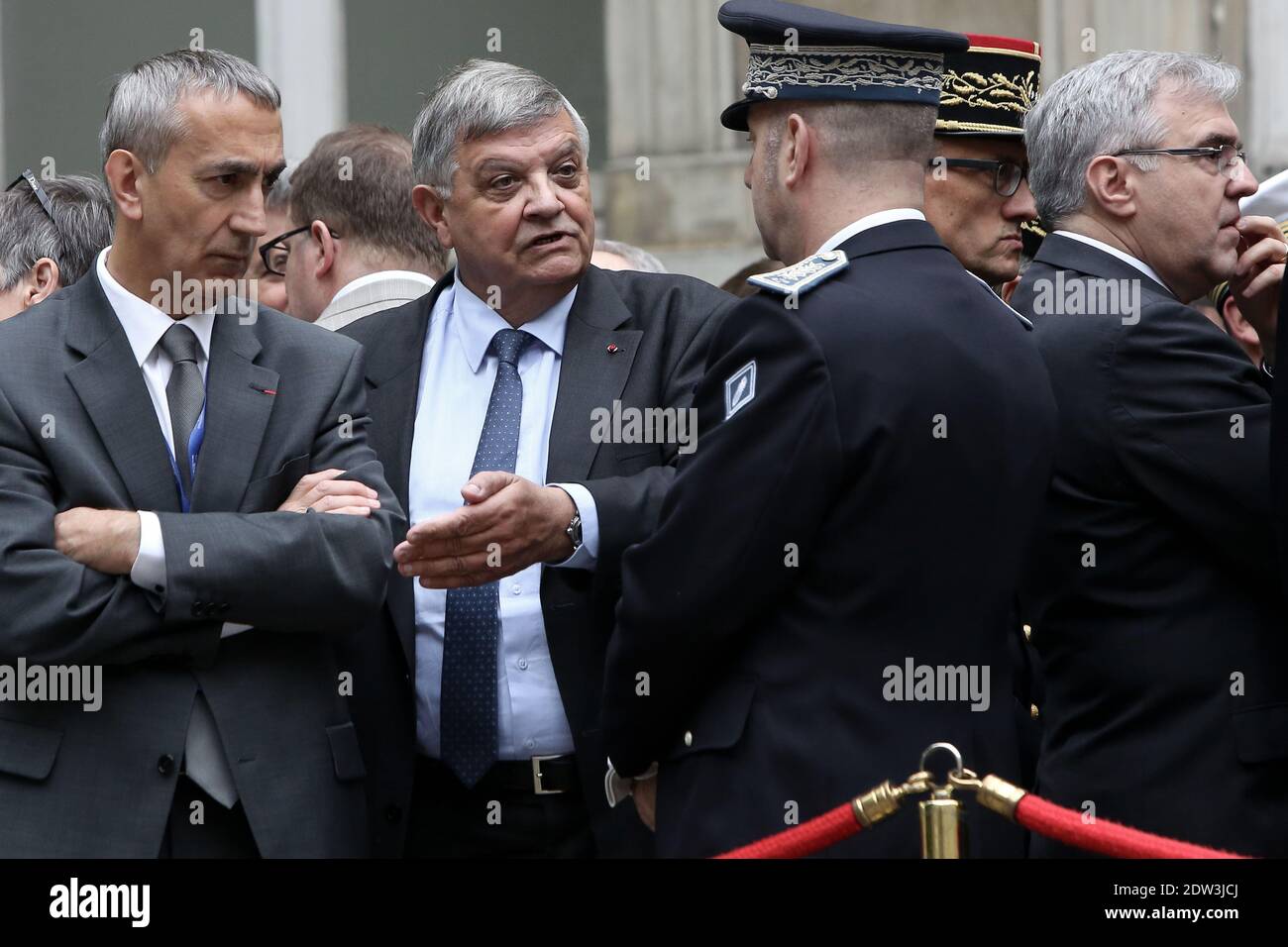L'ancien préfet de Seine Saint-Denis Christian Lambert assiste à la ...
