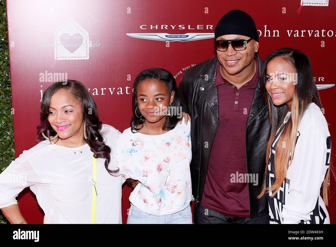 Simone Johnson, la fille Nina Simone Smith, le rappeur LL Cool J, et la ...