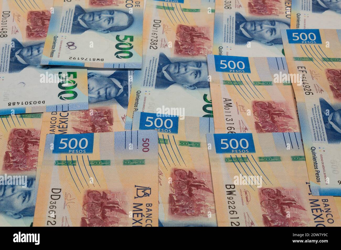 Factures argent mxn mexique pesos Banque de photographies et d’images à ...