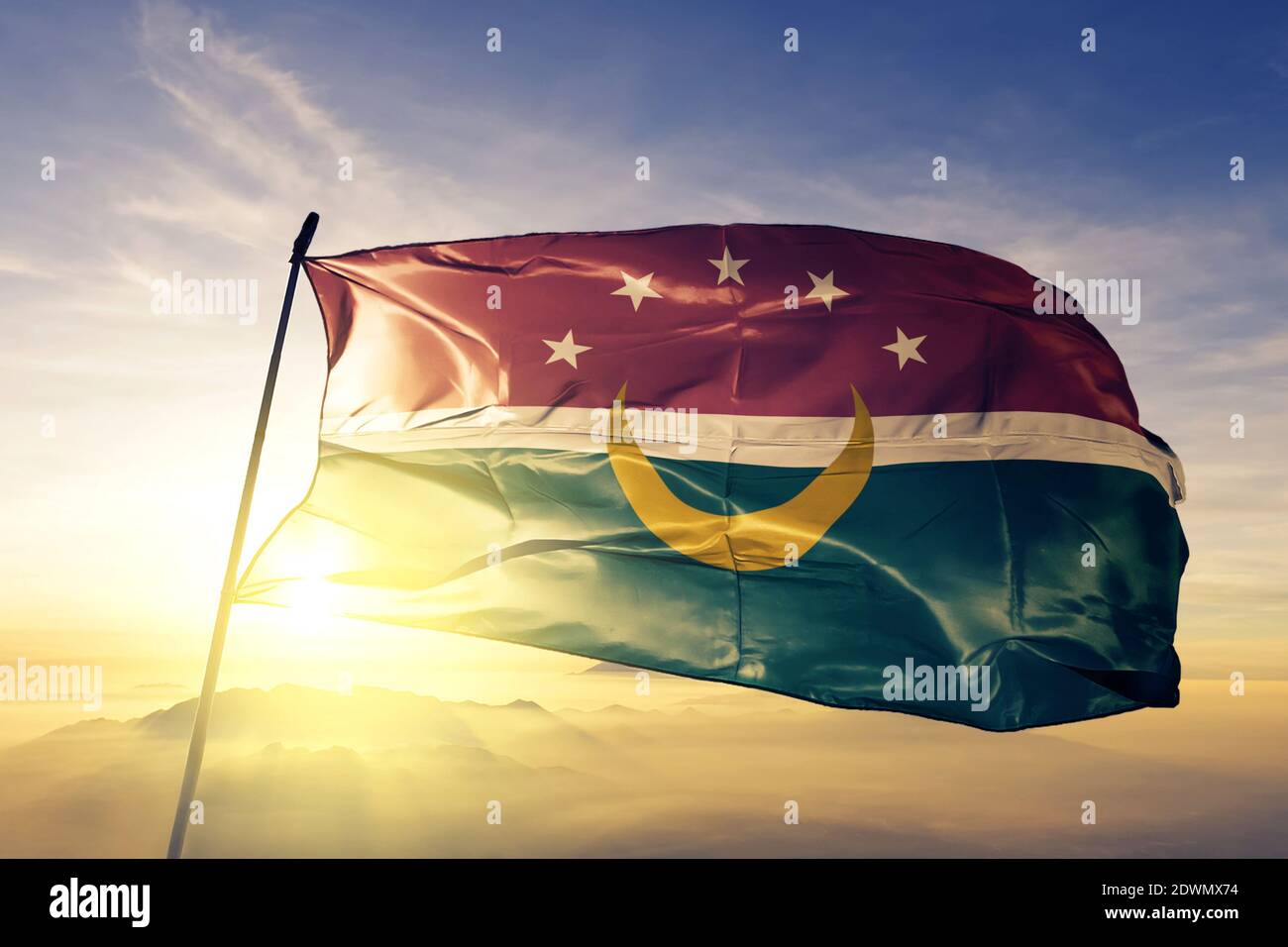 Arab maghreb union flag on Banque de photographies et d’images à haute ...