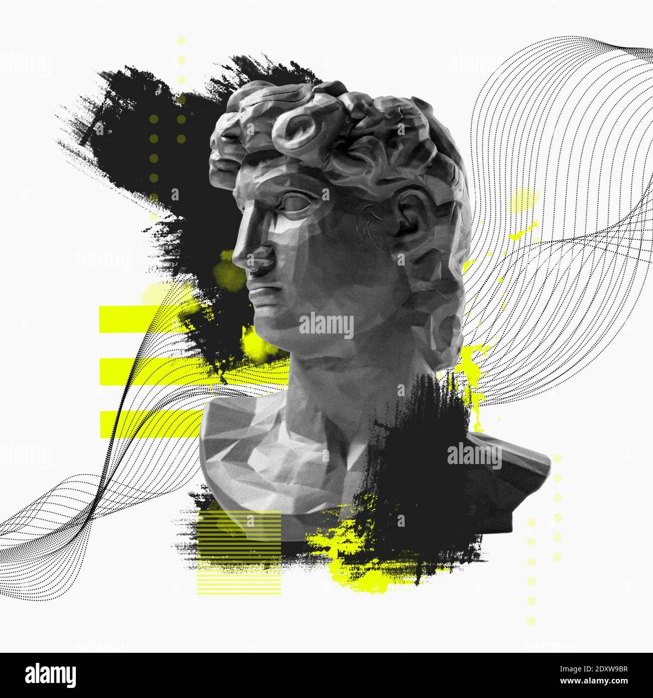 Pub noir et blanc buste de femme Banque de photographies et d’images à ...