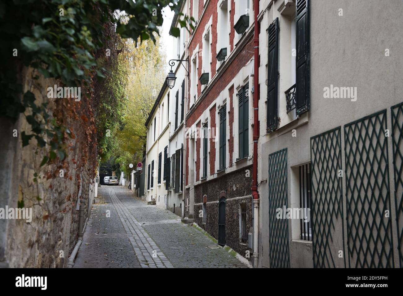 Vue de la rue Pierre Guerin où Carla Bruni-Sarkozy possède une maison à ...