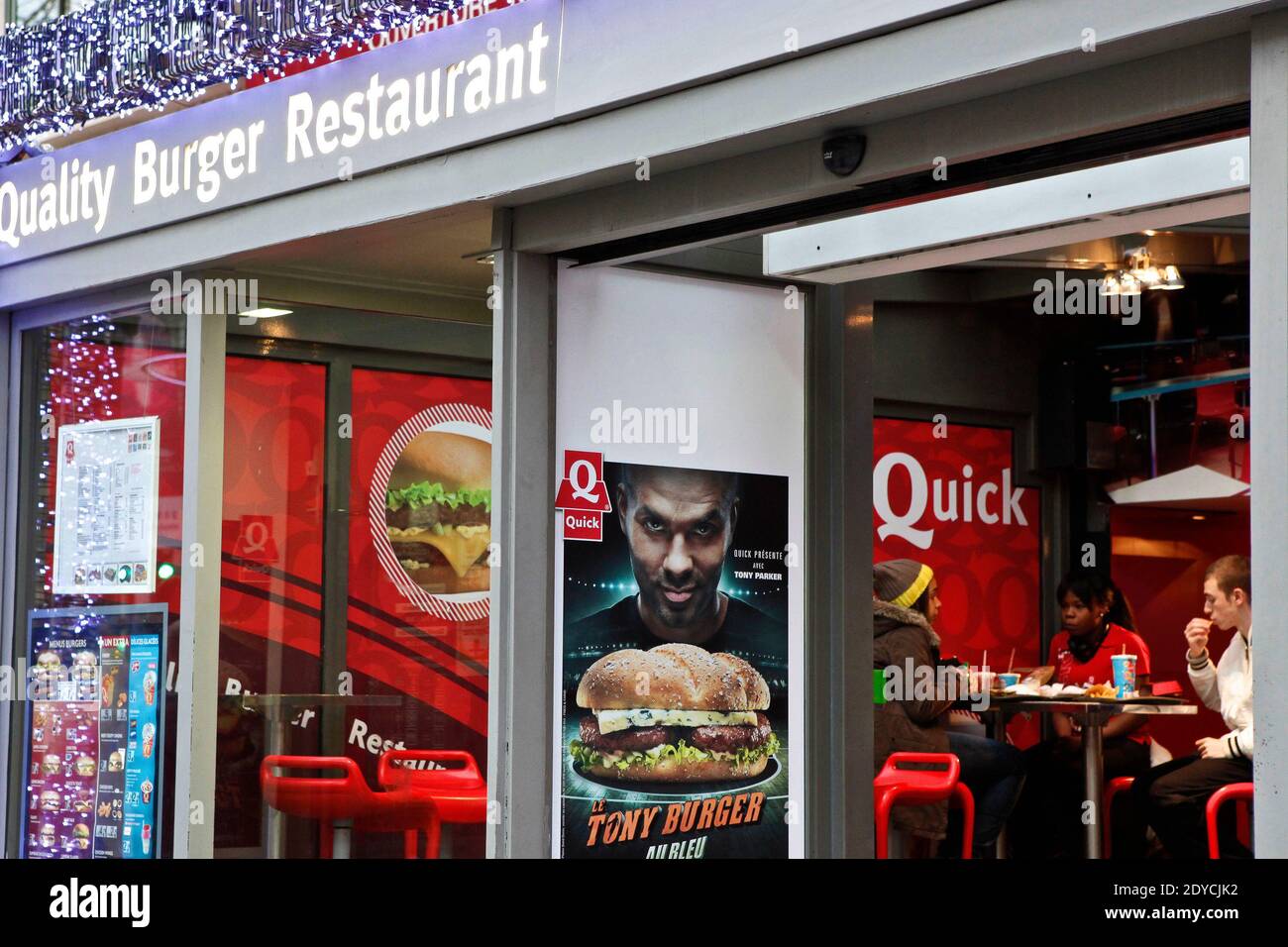 Quick fast food restaurant paris Banque de photographies et d’images à ...
