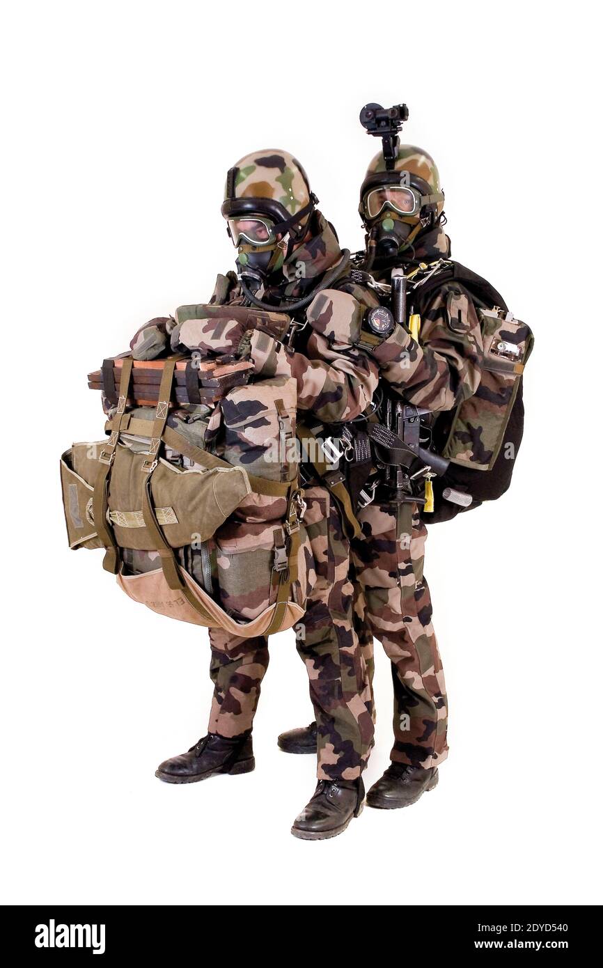 La photo de dossier non daté montre des membres du 13eme RDP de l'Armée ...