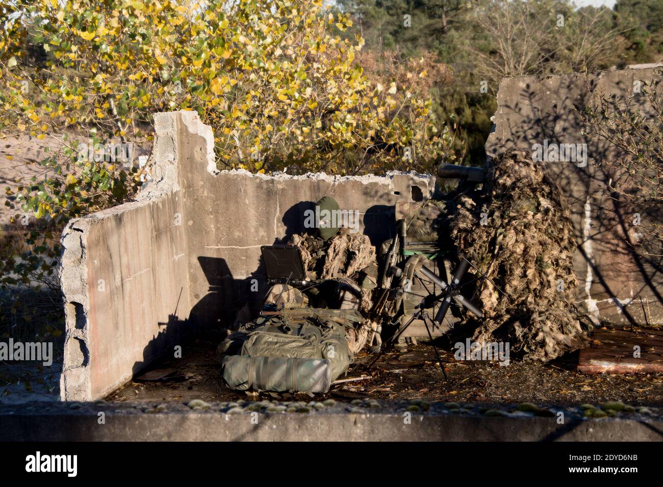 Une photo de dossier non daté montre des membres du 13ème RDP de l ...