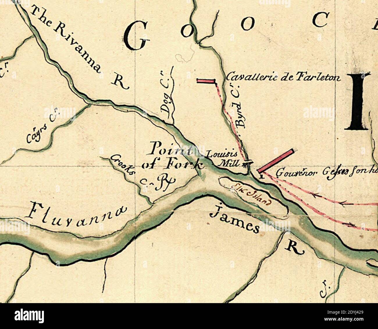 Carte des fourches Banque de photographies et d’images à haute ...