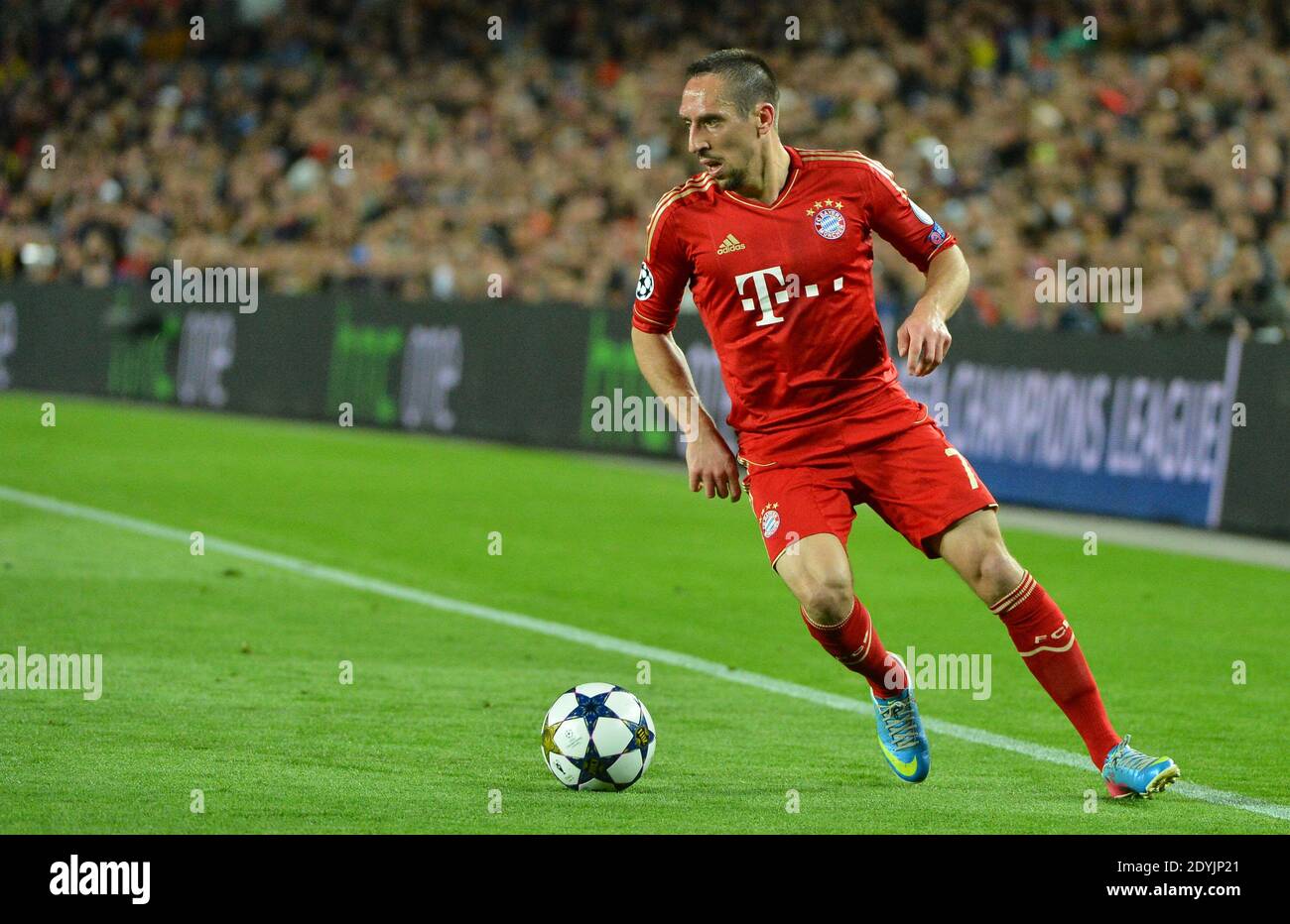 Franck Ribery du FC Bayern lors du match de football demi-finale de la ...