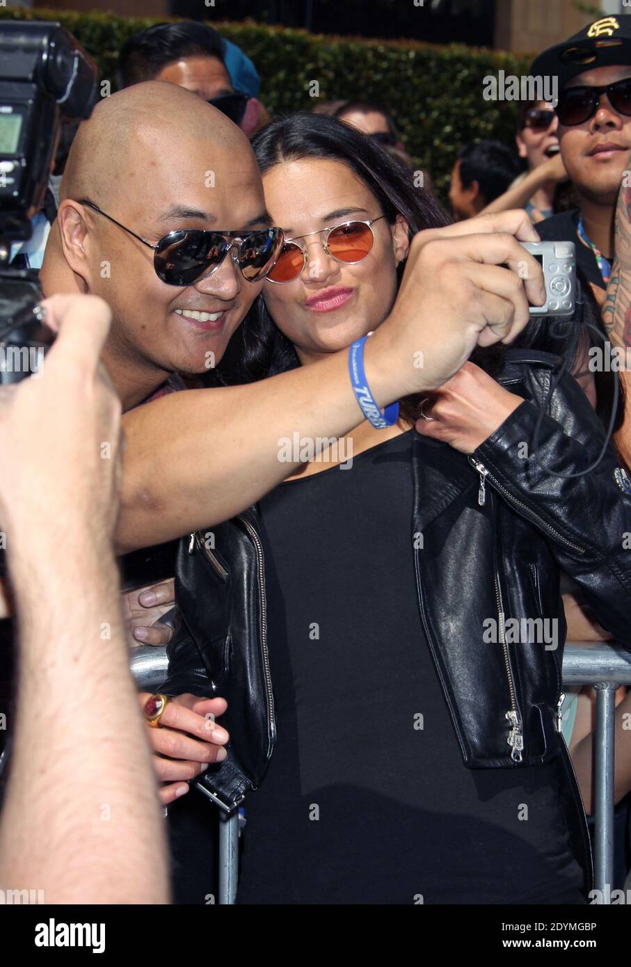 Michelle Rodriguez, Dreamworks film party for Turbo à Nokia Plaza, L.A ...