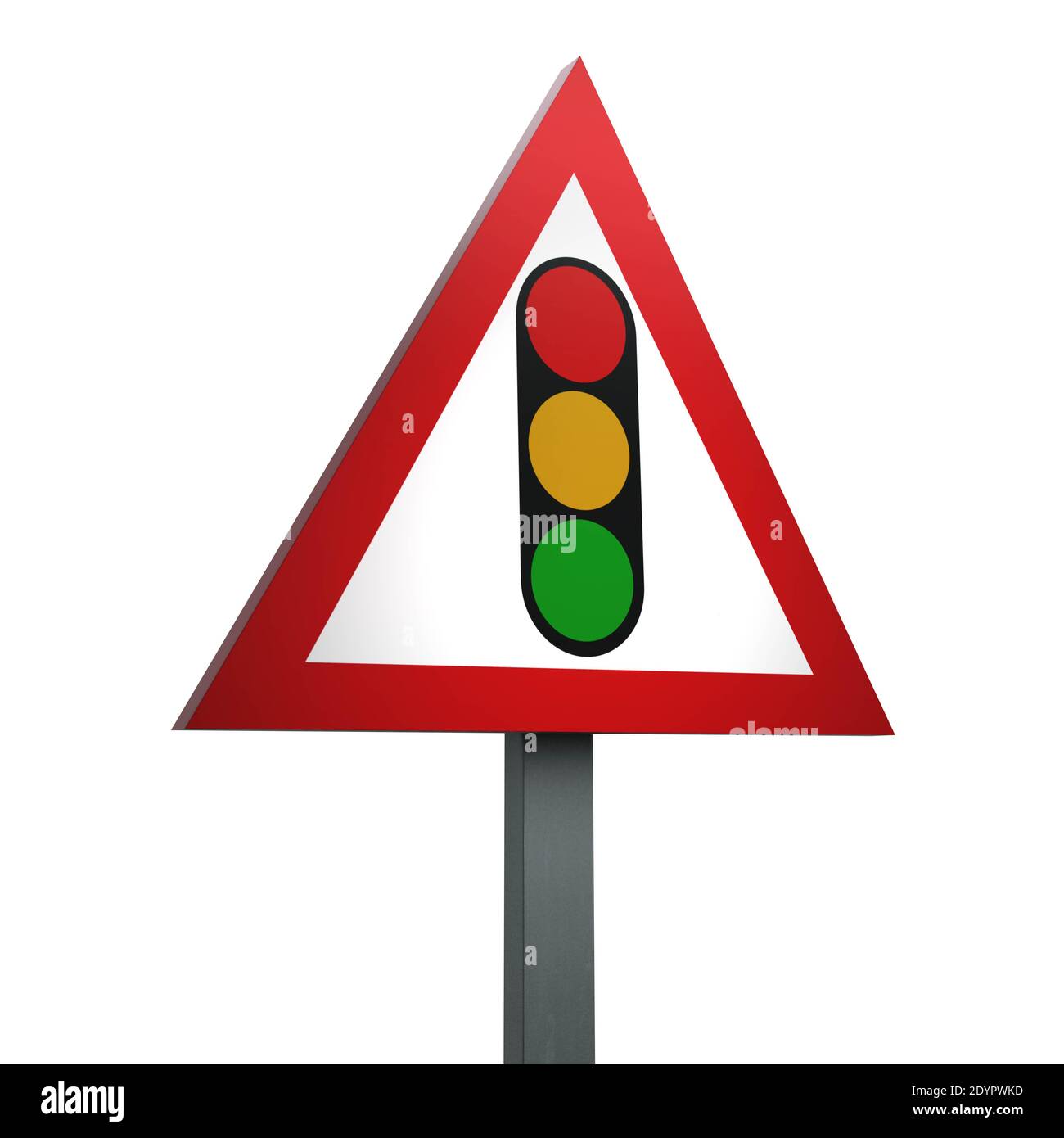 Danger circulation panneau de signalisation rue triangle avertissement ...